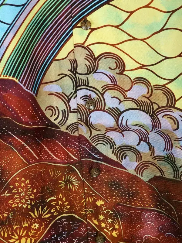 ATELIER VLISCO Rainbow Short-sleeve Shirt