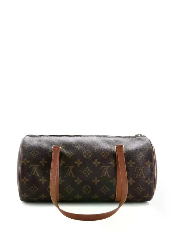 LOUIS VUITTON Papillon Handbag Monogram Canvas 30 Shoulder Bag - Brown