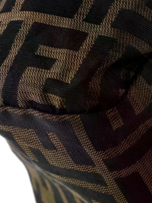 Fendi Vintage 1925 Cosmetic Zucca Canvas Mini Tote Bag