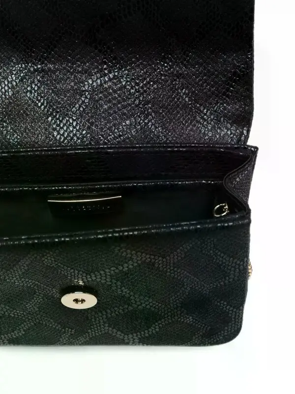 TWENTY FOURHAITCH Embellished Snakeskin-effect Shoulder Bag