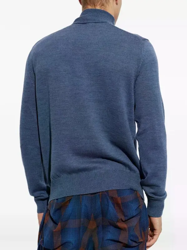 VIVIENNE WESTWOOD Orb Intarsia Roll-neck Sweater