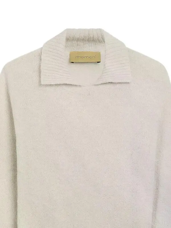 Momoni Colour-block V-neck Sweater