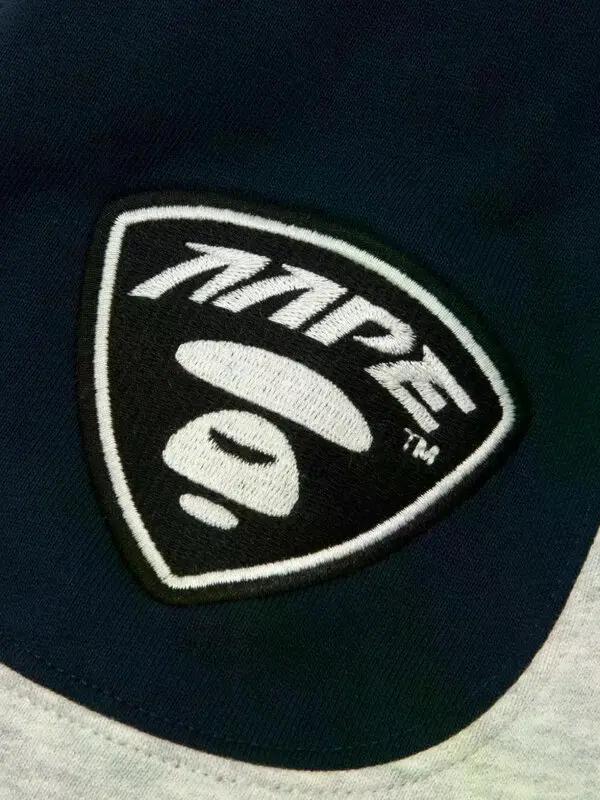 AAPE BY *A BATHING APE Logo-patch Striped Hoodie