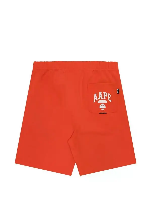 AAPE BY *A BATHING APE Moonface Patch Logo-embossed Shorts