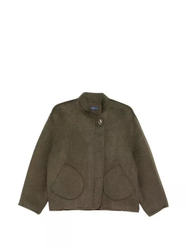 Soeur High-neck Jacket - Green