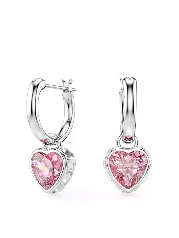 SWAROVSKI Chroma Heart-charm Earrings