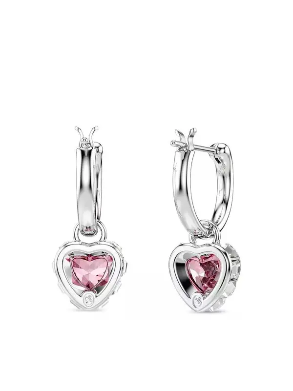 SWAROVSKI Chroma Heart-charm Earrings