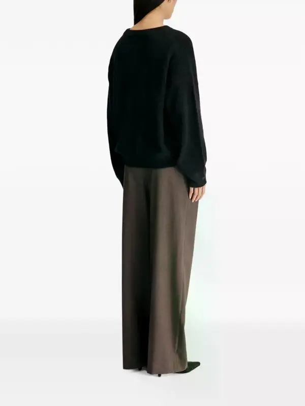 Loulou De Saison Tristan Ribbed-trim Sweater