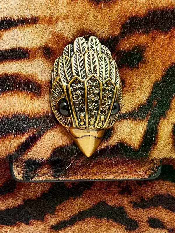 Kurt Geiger Kensington Tiger-print Shoulder Bag