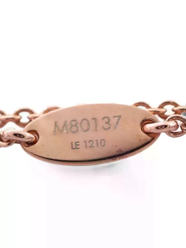 LOUIS VUITTON 2020 Rose Gold Plated Essential V Necklace Costume Necklace