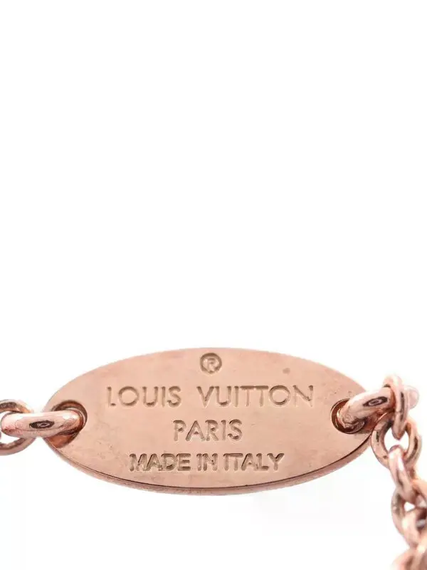 LOUIS VUITTON 2020 Rose Gold Plated Essential V Necklace Costume Necklace