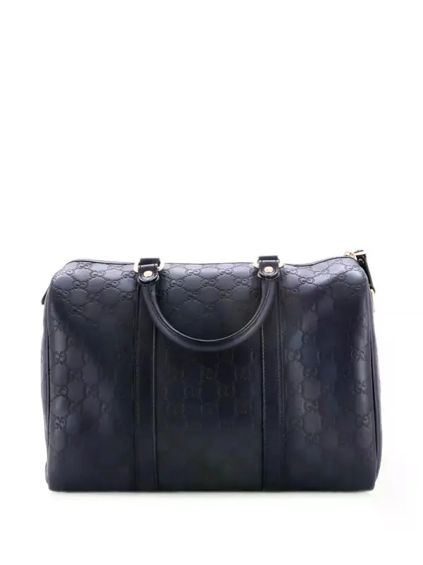 Gucci Joy Boston Bag Embossed Leather Medium Handbag