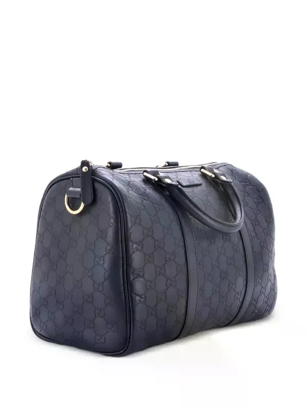 Gucci Joy Boston Bag Embossed Leather Medium Handbag