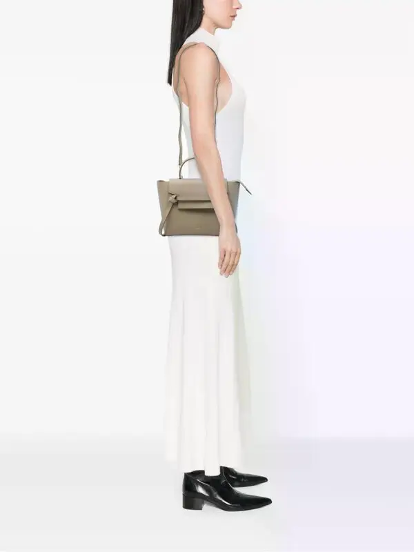 Celine 2019 Micro Grained Calfskin Belt Bag Satchel - Neutrals