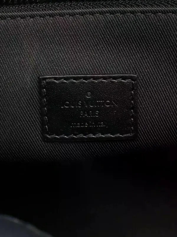 LOUIS VUITTON 2020 Monogram Eclipse Sac Plat Horizontal Zipper Satchel
