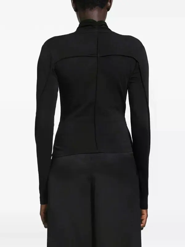 THOM KROM Ruched Wrap-style Jersey