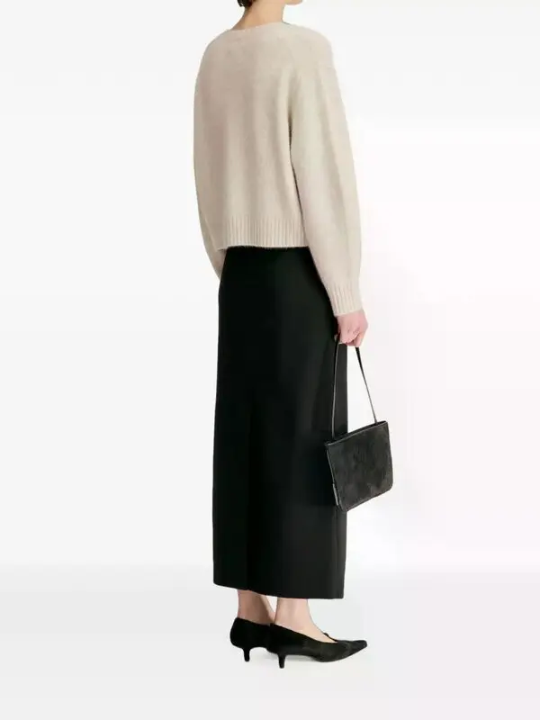 Loulou De Saison Remus Ribbed-knit Cropped Cardigan