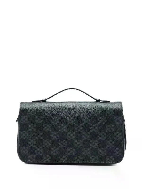 LOUIS VUITTON 2019 Damier Graphite Zippy Xl Wallet Long Wallets