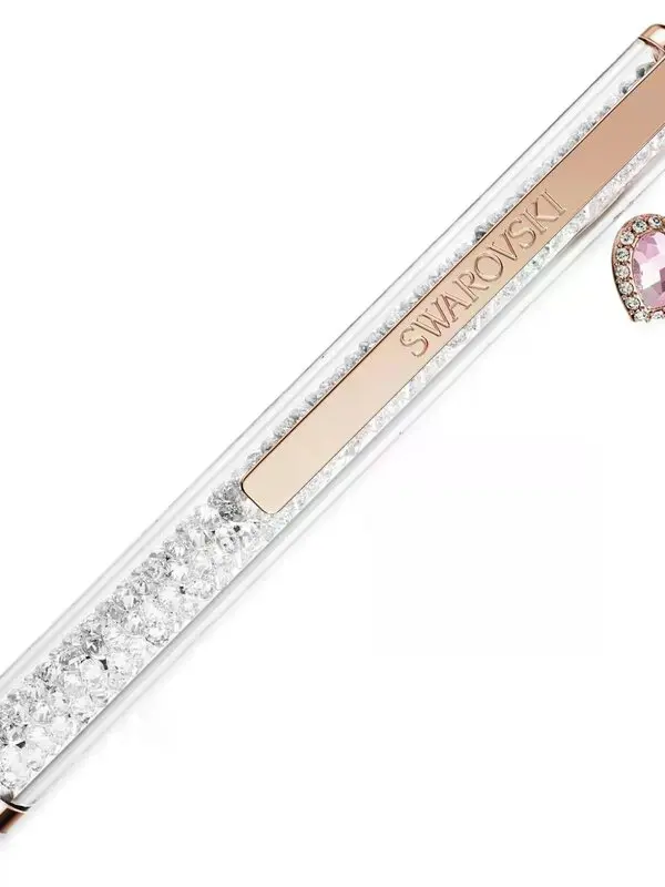 SWAROVSKI Crystal-embellished Heart-pendant Pen