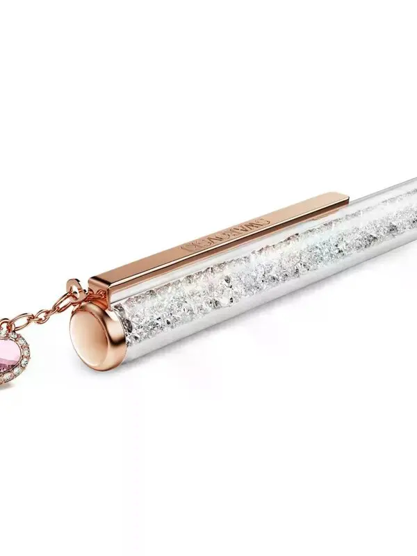 SWAROVSKI Crystal-embellished Heart-pendant Pen - White
