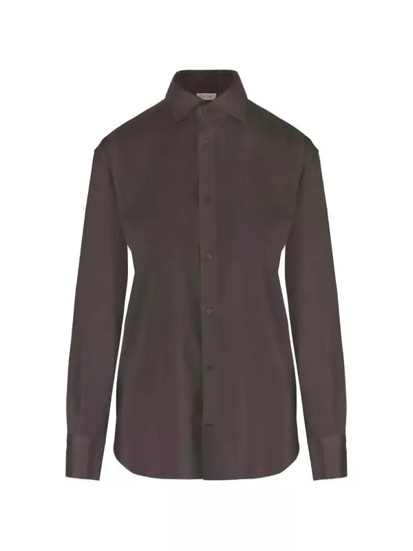 HER SHIRT Long-sleeve Button-down Shirt