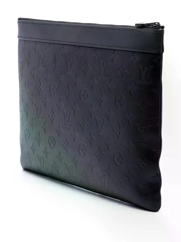 LOUIS VUITTON Monogram Shadow Discovery Pochette Clutch Bag