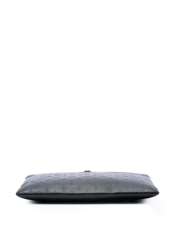 LOUIS VUITTON Monogram Shadow Discovery Pochette Clutch Bag