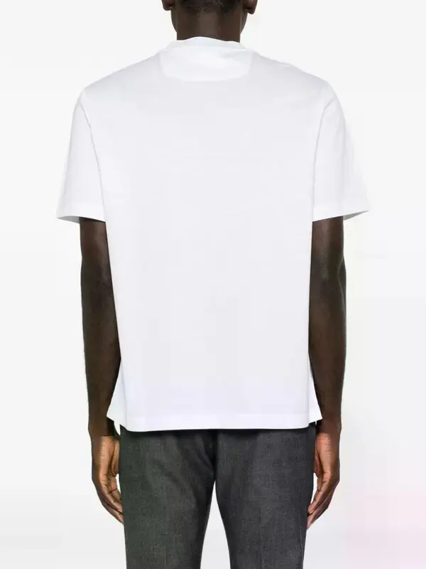 Brioni Logo-embroidered T-shirt