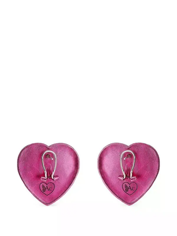 ANABELA CHAN Plum Heart Earrings