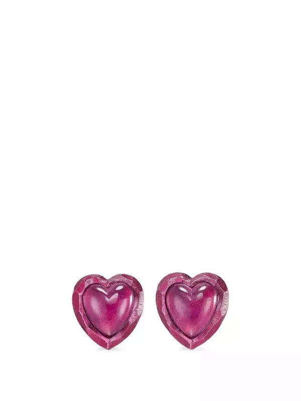 ANABELA CHAN Heart-shape Stud Earrings - Pink