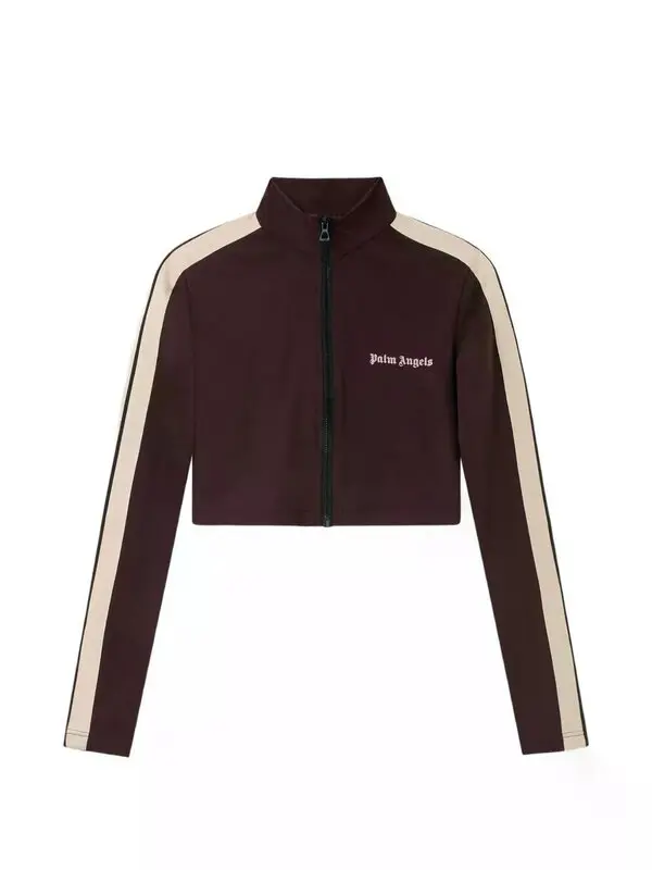Palm Angels Logo Print Side Stripe Jacket