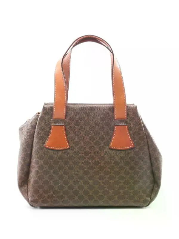 Celine Macadam Coated Canvas Handbag