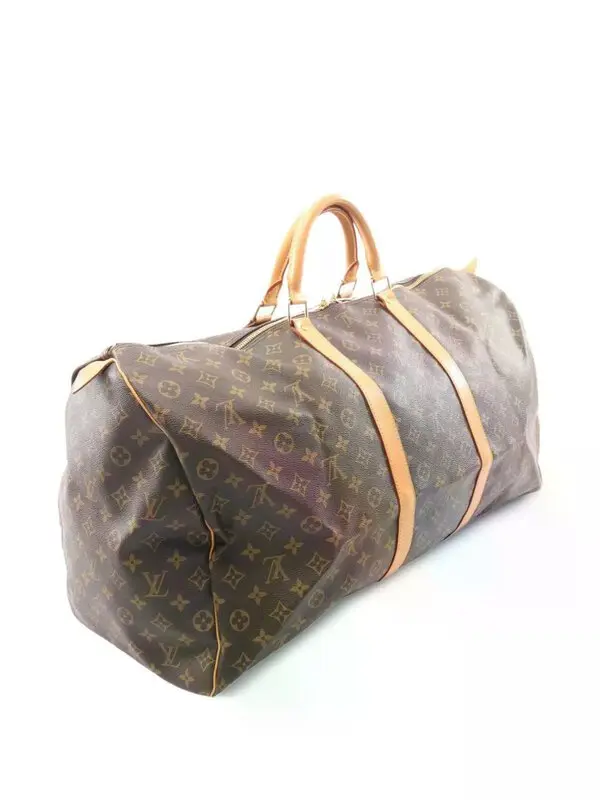 LOUIS VUITTON Monogram Keepall Bandouliere 60 Travel Bag