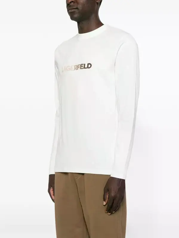 Karl Lagerfeld Logo-print Long-sleeve T-shirt