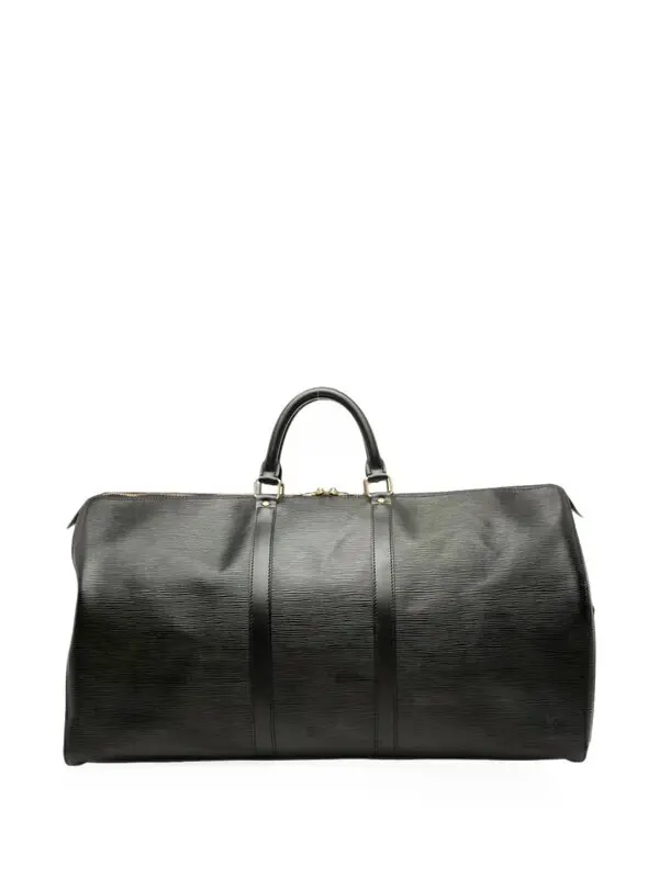 LOUIS VUITTON Epi Keepall 55 Travel Bag - Black