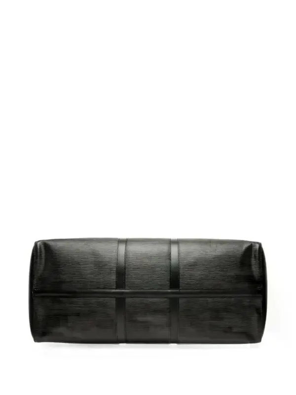 LOUIS VUITTON Epi Keepall 55 Travel Bag - Black