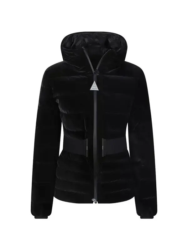 Moncler Gestuelle Belted Short Down Jacket