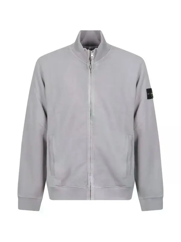 Stone Island Brushed Organic Cotton Fleece Track Jacket