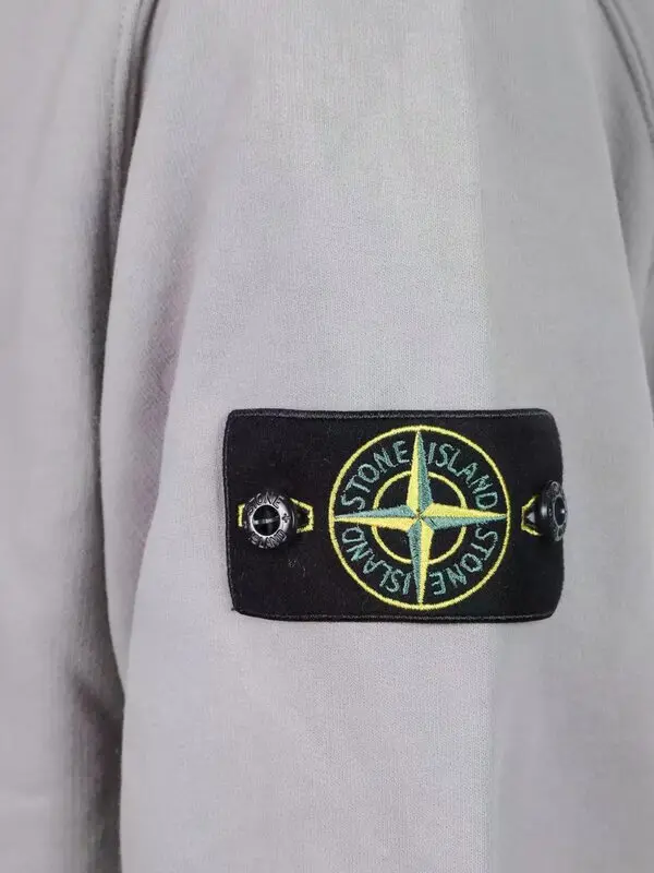 Stone Island Brushed Organic Cotton Fleece Track Jacket