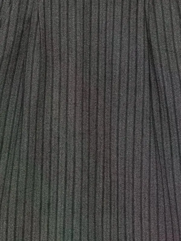 Saint Laurent 1980s Pinstripe Pleated Mini Skirt