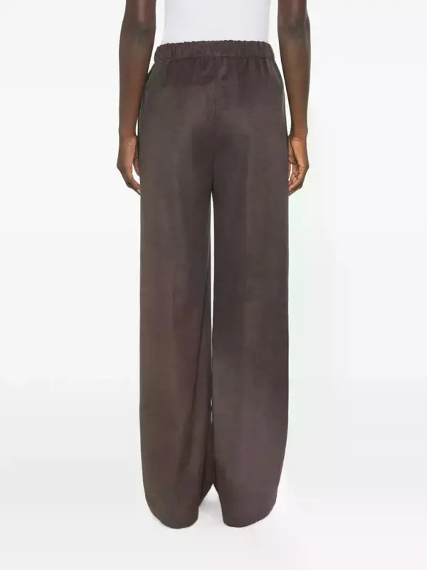 Herno Elasticated Waistband Wide-leg Trousers
