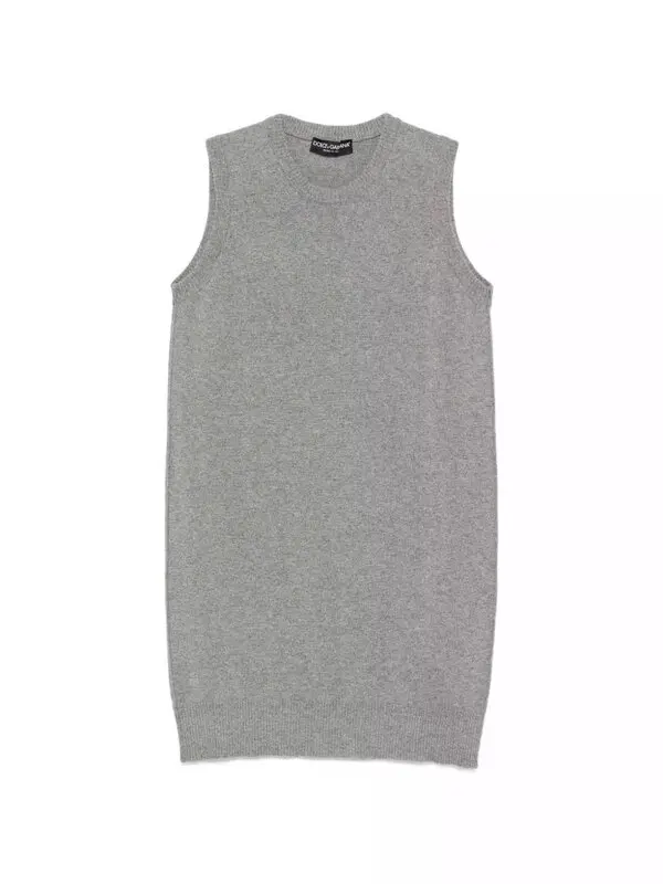 Dolce & Gabbana Sleeveless Knitted Mini Dress