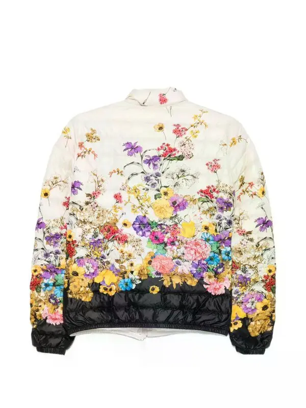 Moncler Floral Print Quilted Jacket