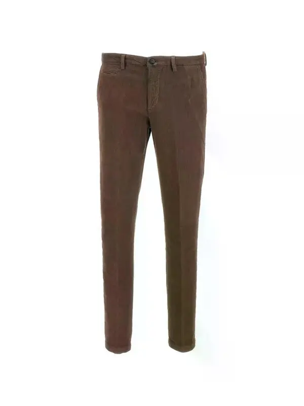 BRIGLIA 1949 Belt-loop Slim-fit Trousers