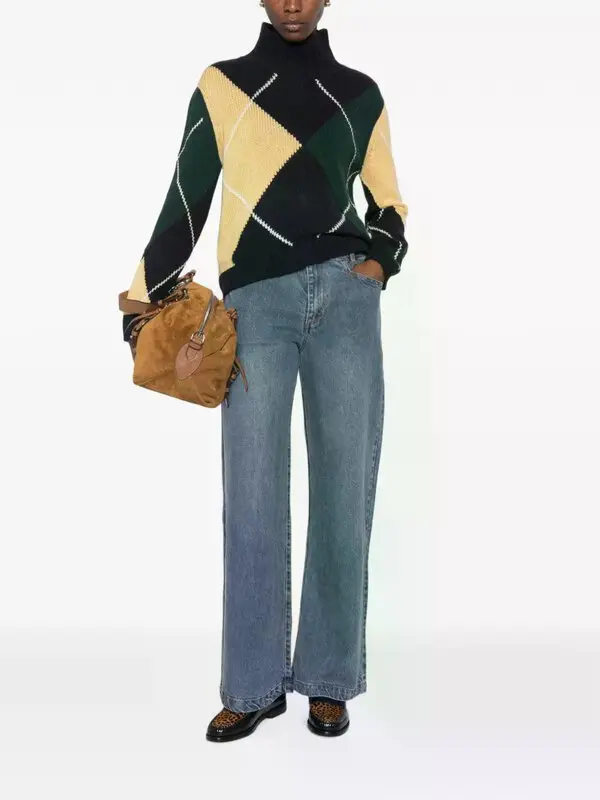 Xirena Elasticated-waistband Straight-leg Jeans