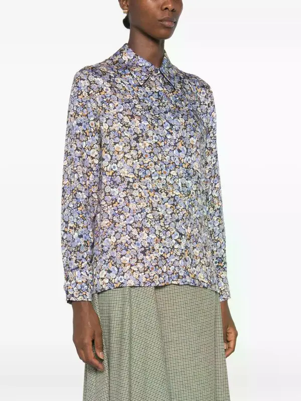 NIU Floral-print Long-sleeve Shirt