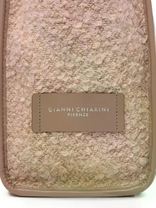GIANNI CHIARINI Marcella Bouclé-effect Tote Bag