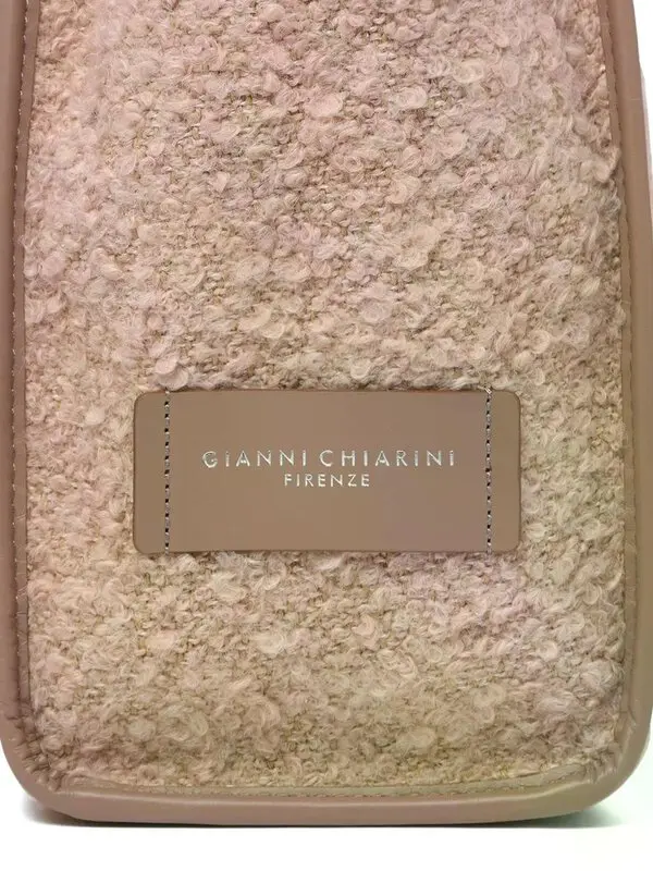 GIANNI CHIARINI Marcella Bouclé-effect Tote Bag