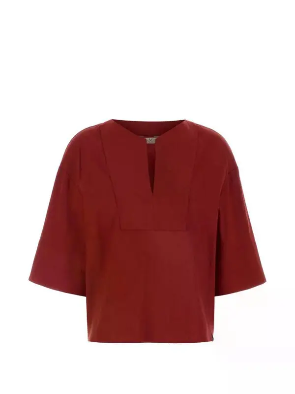 Max Mara Sospiro Tunic Top - Red