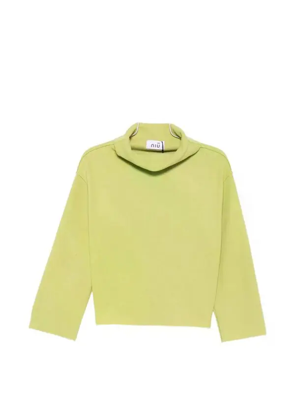 NIU Roll Neck Long Sleeve Sweater